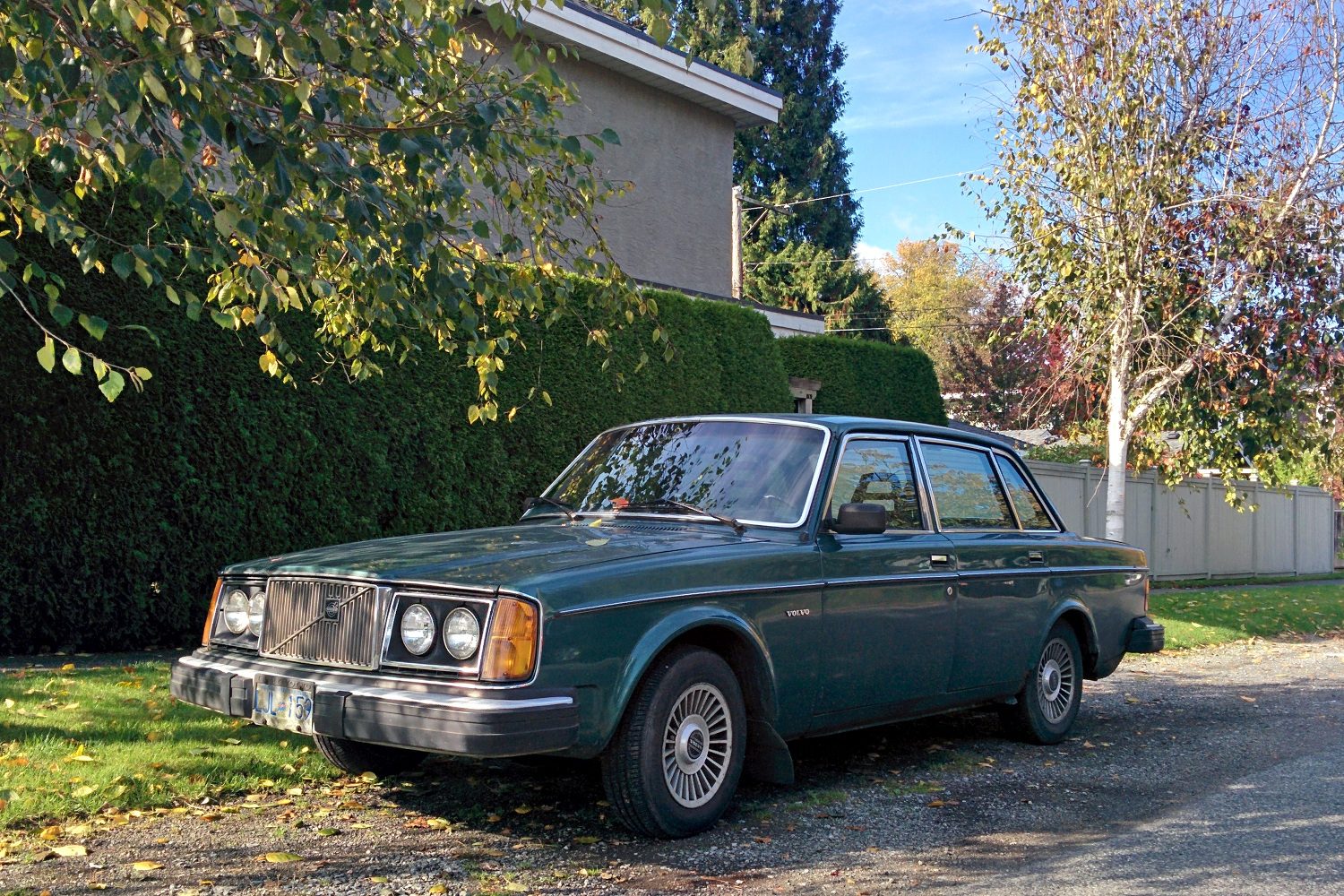Old Parked Cars Vancouver: 1980 Volvo 244DL