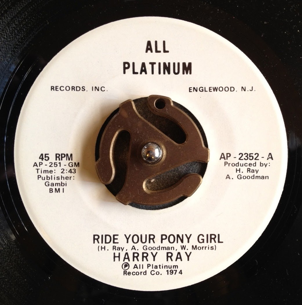 VINYL from SOULTOWN: HARRY RAY / RIDE YOUR PONY GIRL