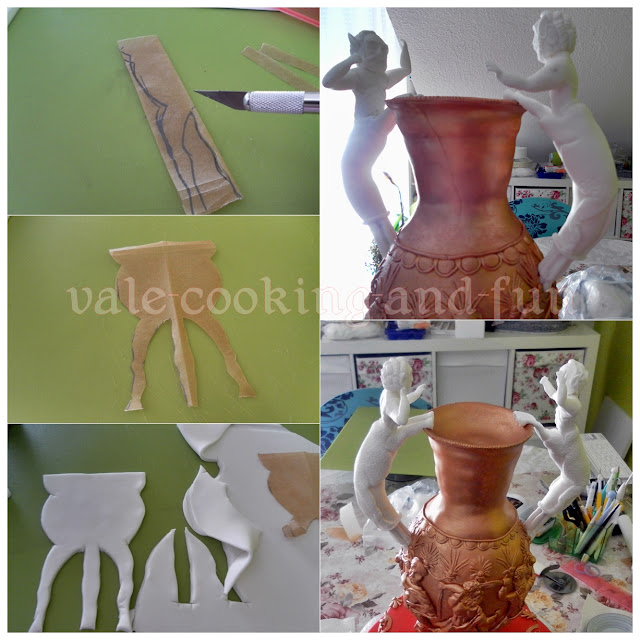 Cooking & Fun by Valentina: Making of the Golden Amphora Cake ...