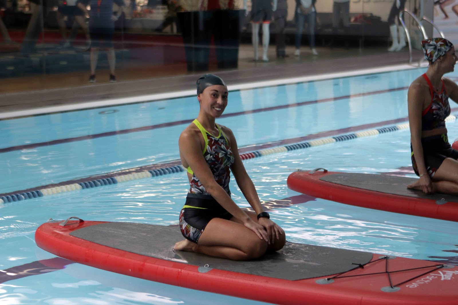 SUP YOGA CON SPEEDO E SAMSUNG ALLA VIRGIN ACTIVE KENNEDY DI MILANO