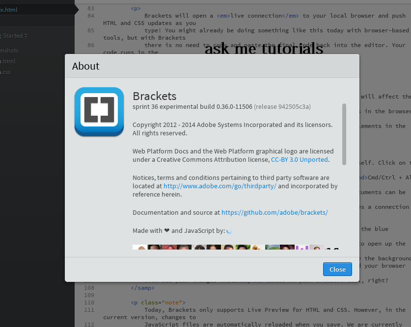 Install Brackets On Ubuntu LinuxMint Askmetutorials install-brackets-on-ubuntu-linuxmint-askmetutorials