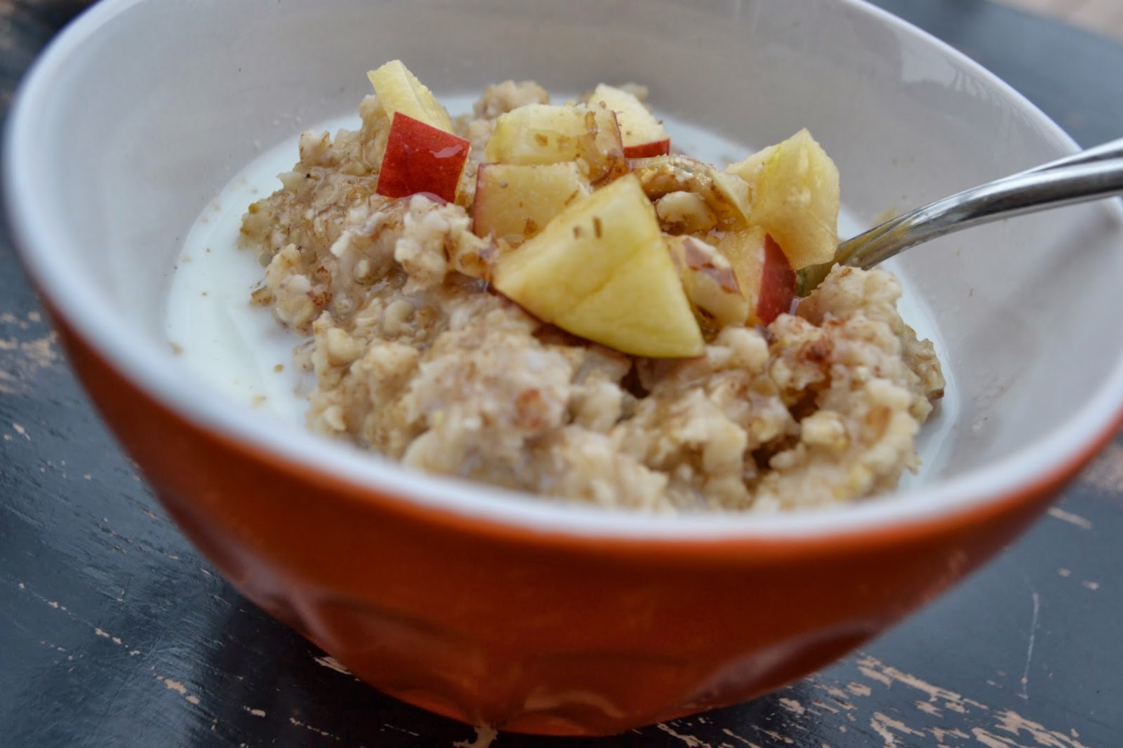 sweet and savory seven: Apple and Walnut Oatmeal