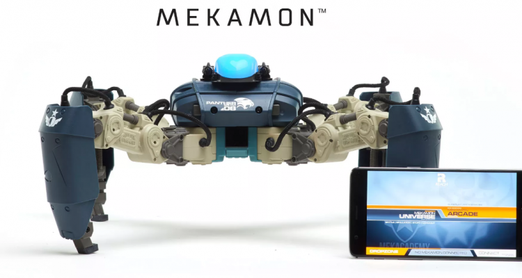 ITI en Bonzi: MekaMon, un robot AR que se puede controlar con el teléfono.