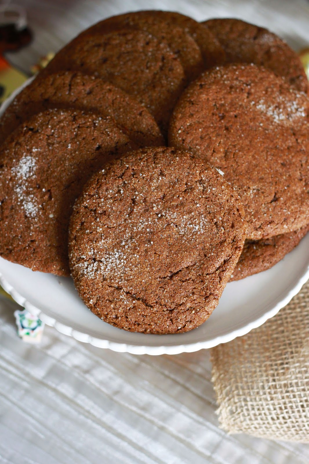 Feeding My Addiction: Healthy Gingerdoodles (Ginger Molasses Cookies!)