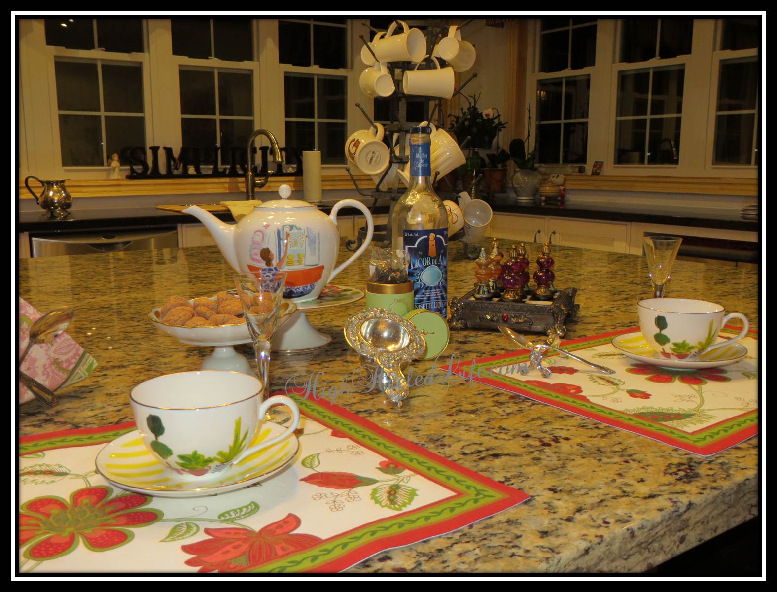 Celia M. ~ Living My High Heeled Life: Tea With Kate Spade