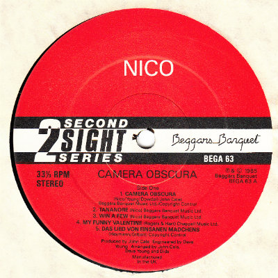 MONOLOVER: NICO+FRACTION/CAMERA OBSCURA BEGA 63 (-85) UK