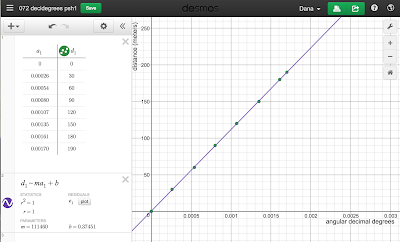 Converting arcminutes and decimal degrees to meters