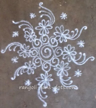 Simple apartment kolam designs