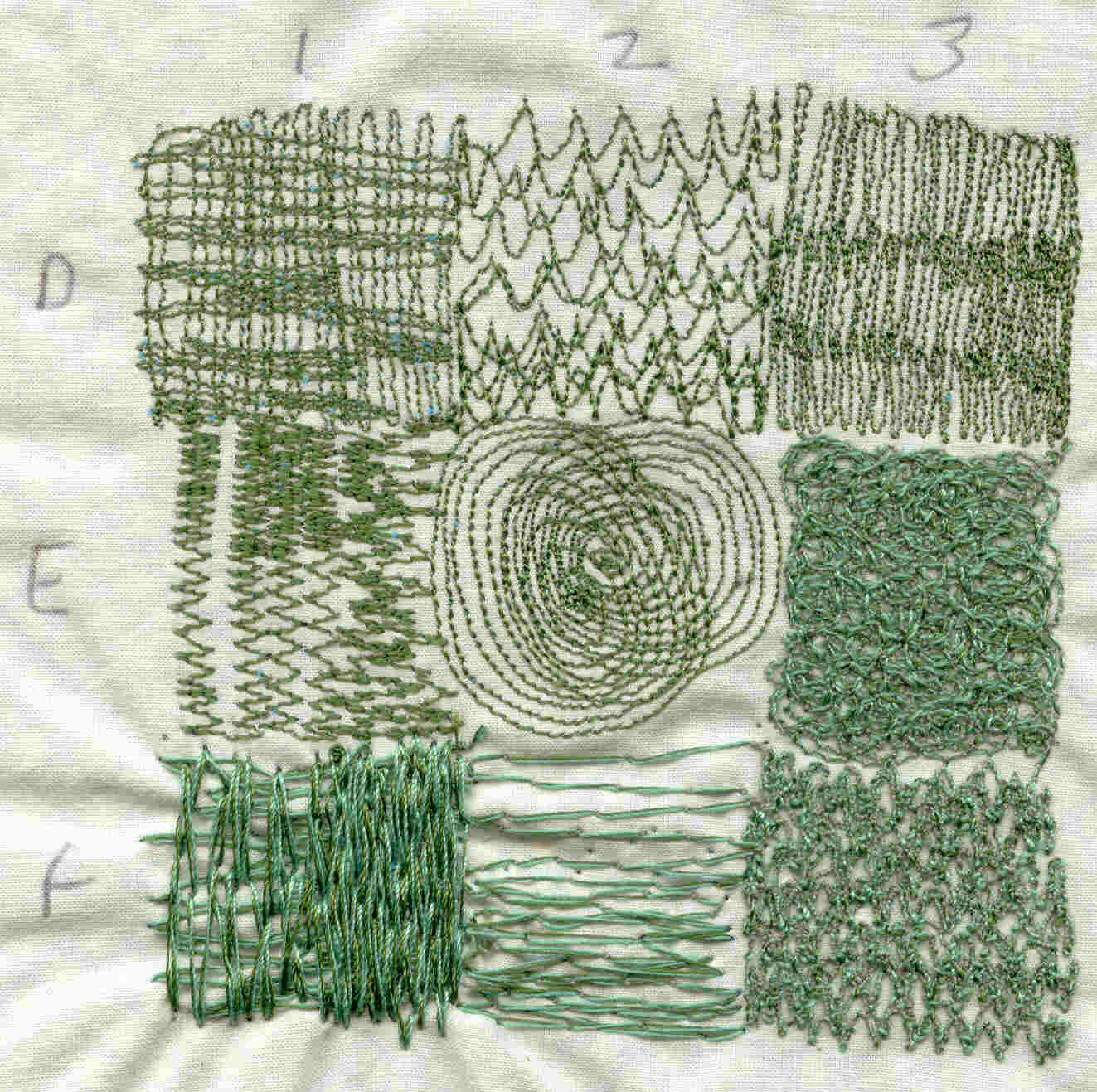 Stephanie's stitching: Free machine embroidery