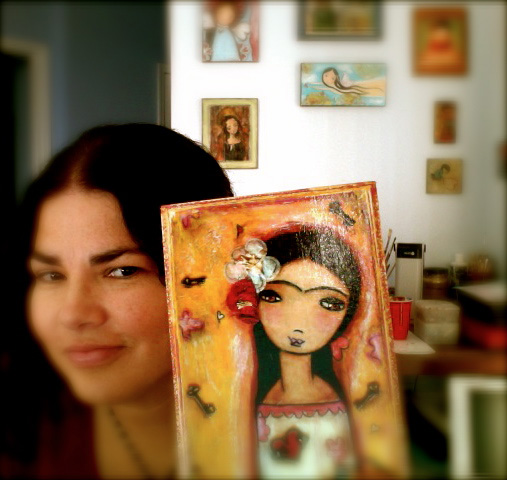 Jacquie Williamson-Mixed Media Artist: Inspiration Avenue-Meet Flor Larios