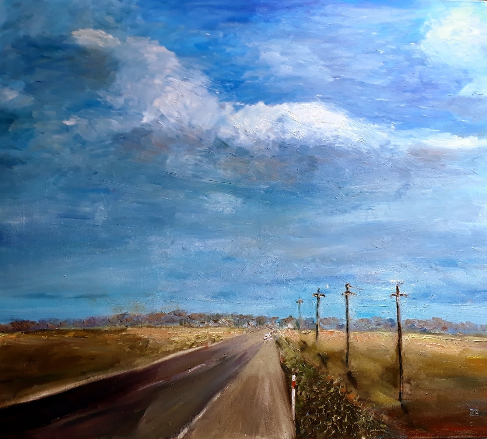 Zentos tapyba. : 2018 ruduo- žiema. Aliejinė tapyba. Oil painting.