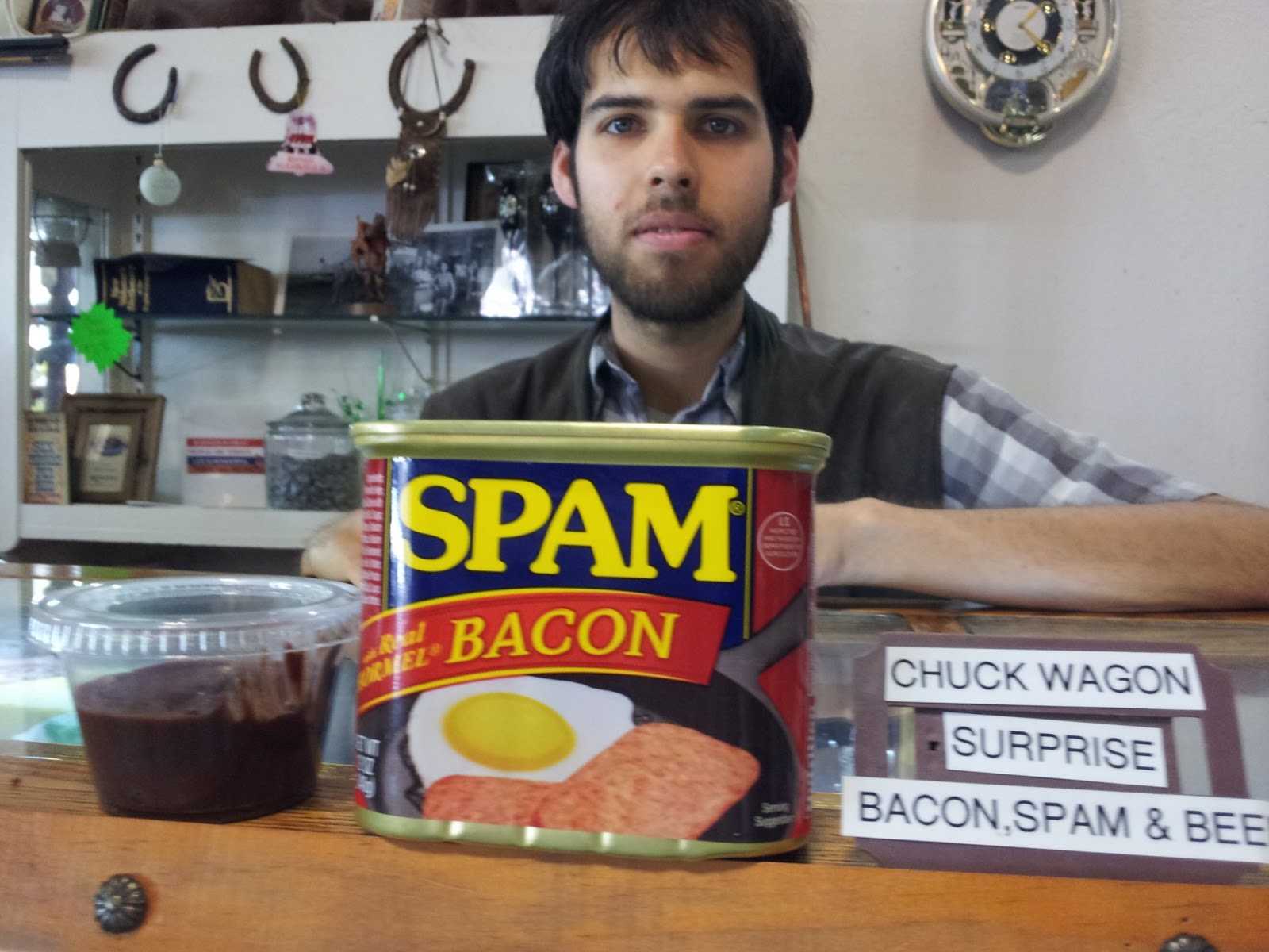 MAD MEAT GENIUS: BACON, SPAM, BEER FUDGE