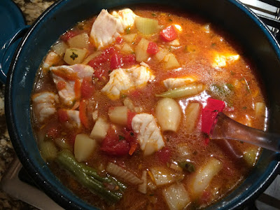 Cuisine Ici: Manhattan Sea Bass and Fennel Chowder