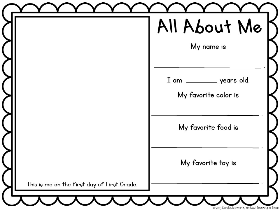 The First Day of First Grade - Sarah Chesworth