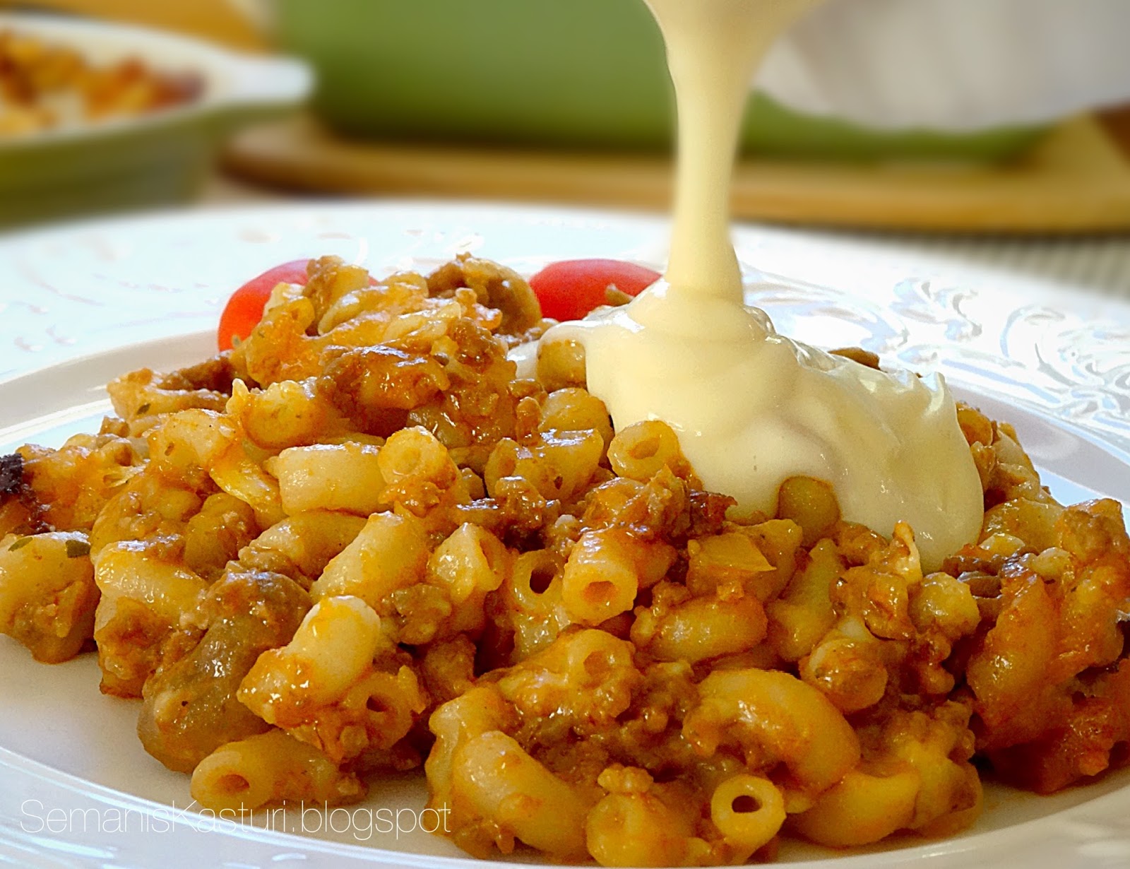 CHEESY BAKED MACARONI ~ Swesia's Journey