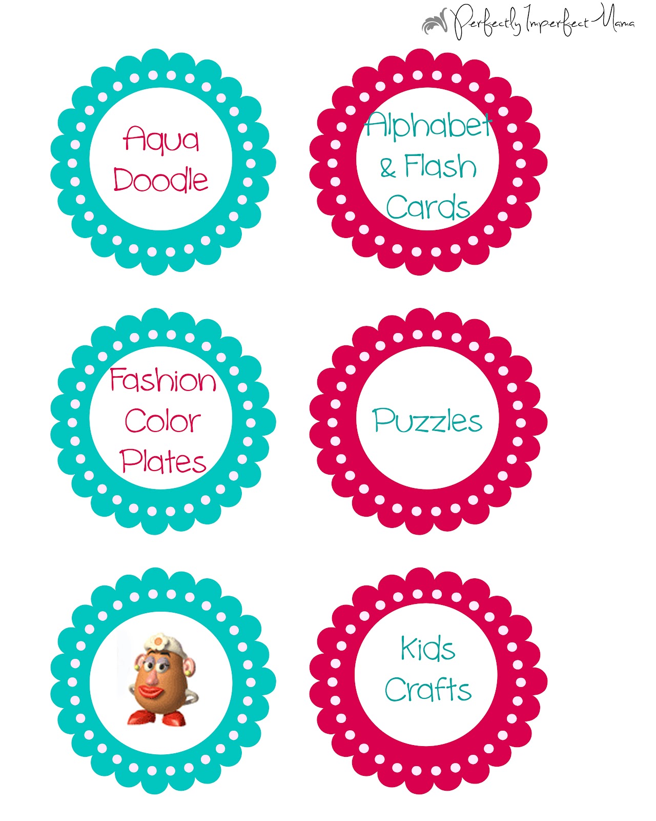 Just A Little Breezy: Free Printables: Kids Storage Labels
