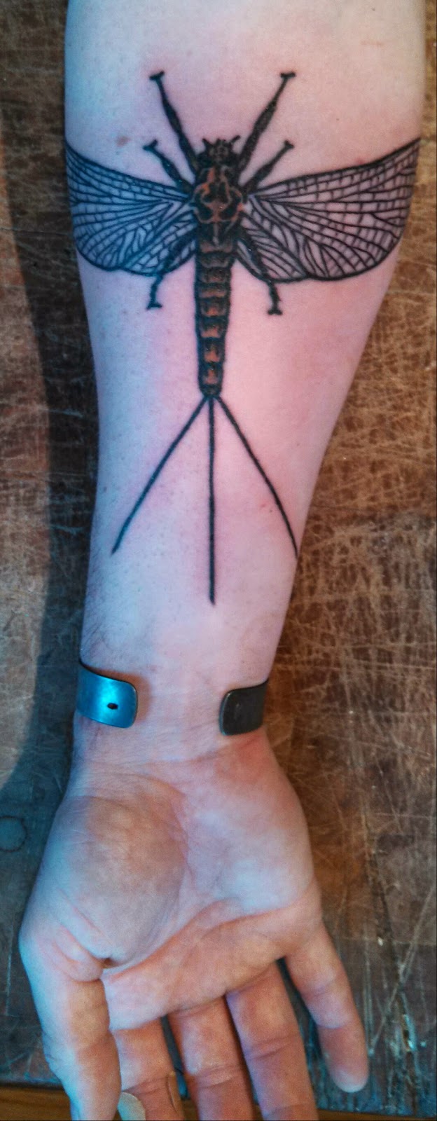 Swamp Yankee: Starting May off with a Mayfly Tattoo