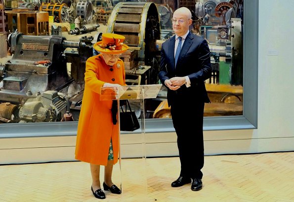 Queen Elizabeth II visited the Science Museum in London