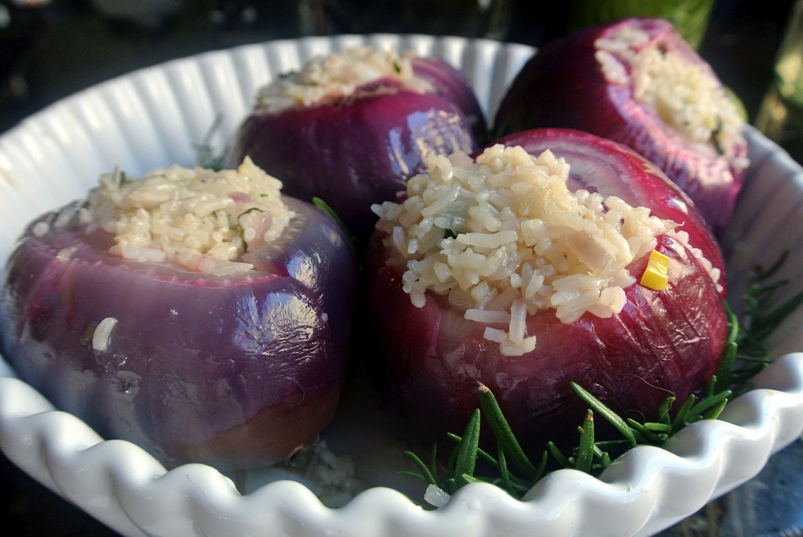 Mom, What's For Dinner?: Roasted Stuffed Red Onions