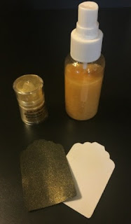 Paper Crafting On A Dime: Shimmer Spray Recipe