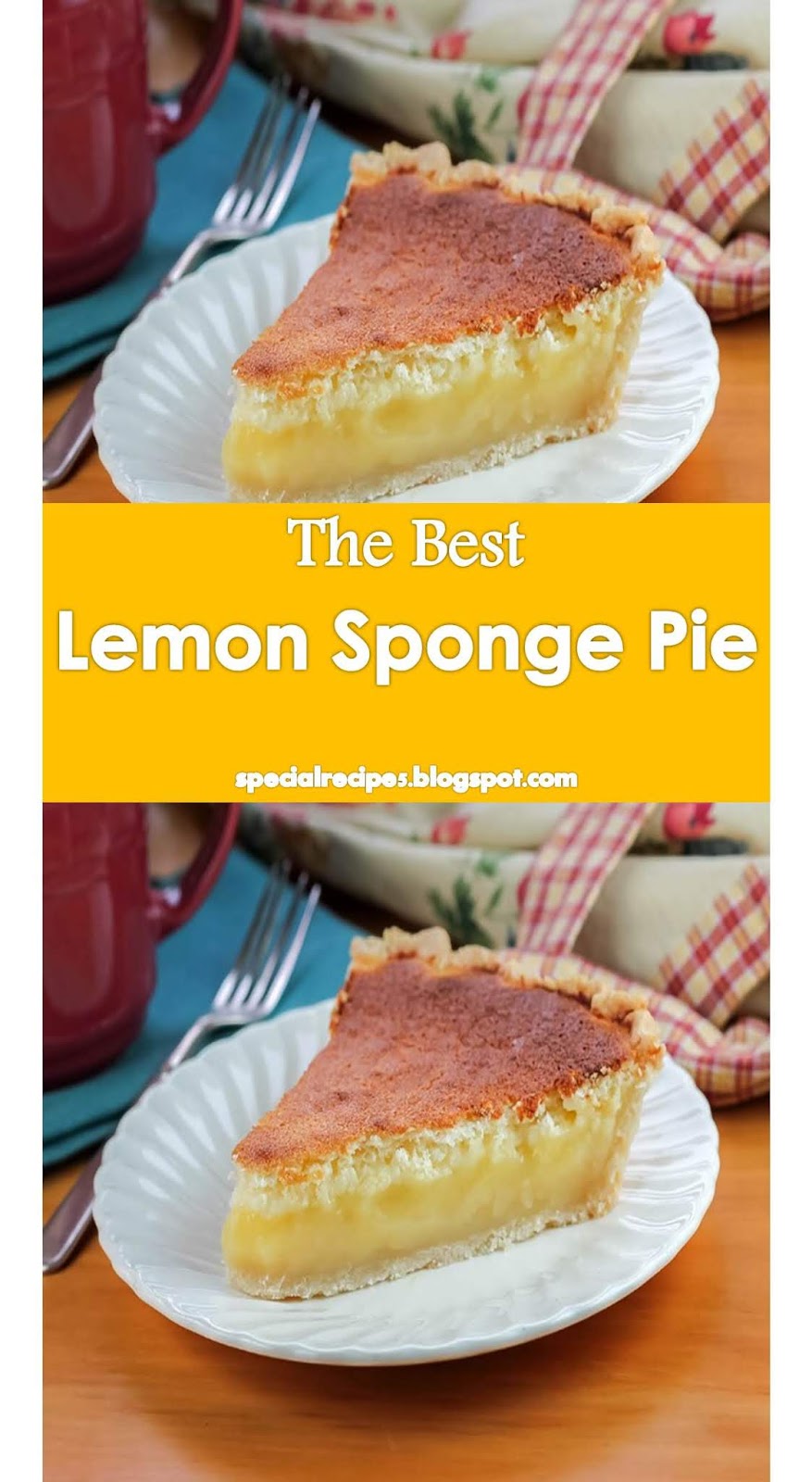 #Best and #Swee #Cake >> #Lemon Sponge #Pie
