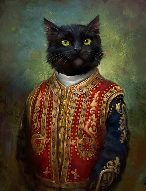 King Cat Paintings | Inspiring Design - S7eep
