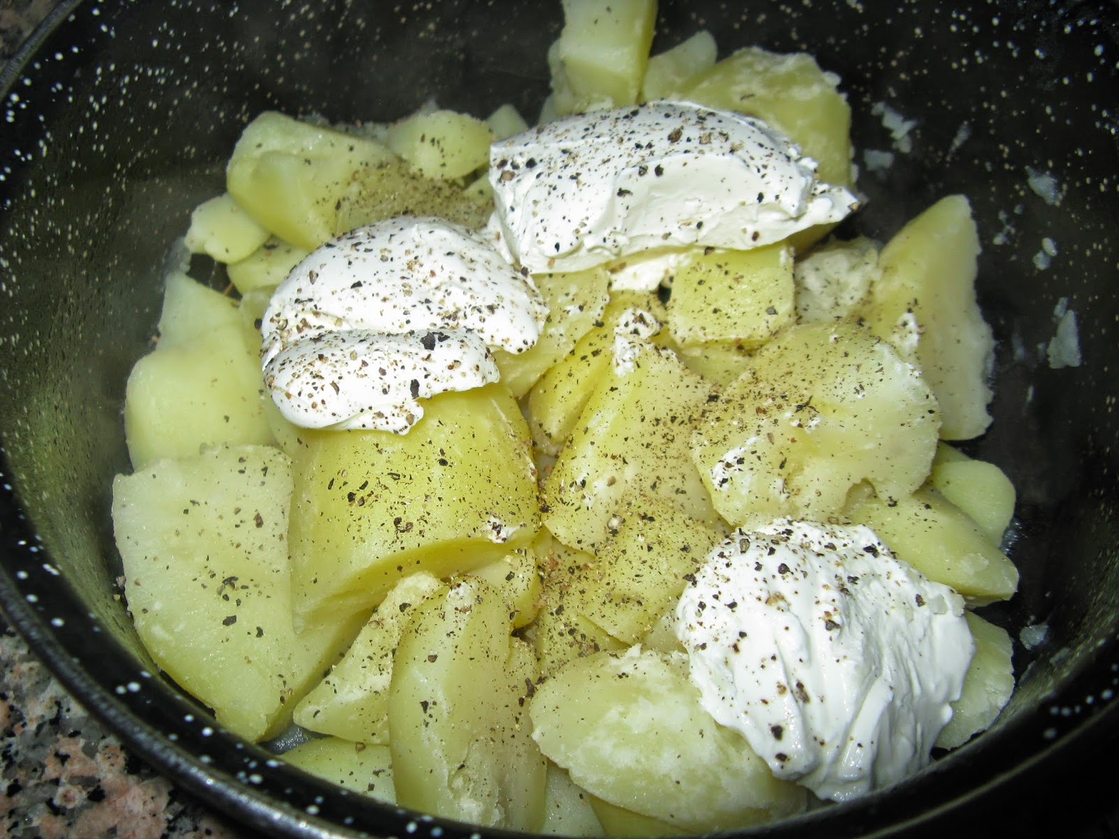 El Rincón de Casa El Caminero (Merás-Asturias): PURÉ DE PATATAS CON QUESO