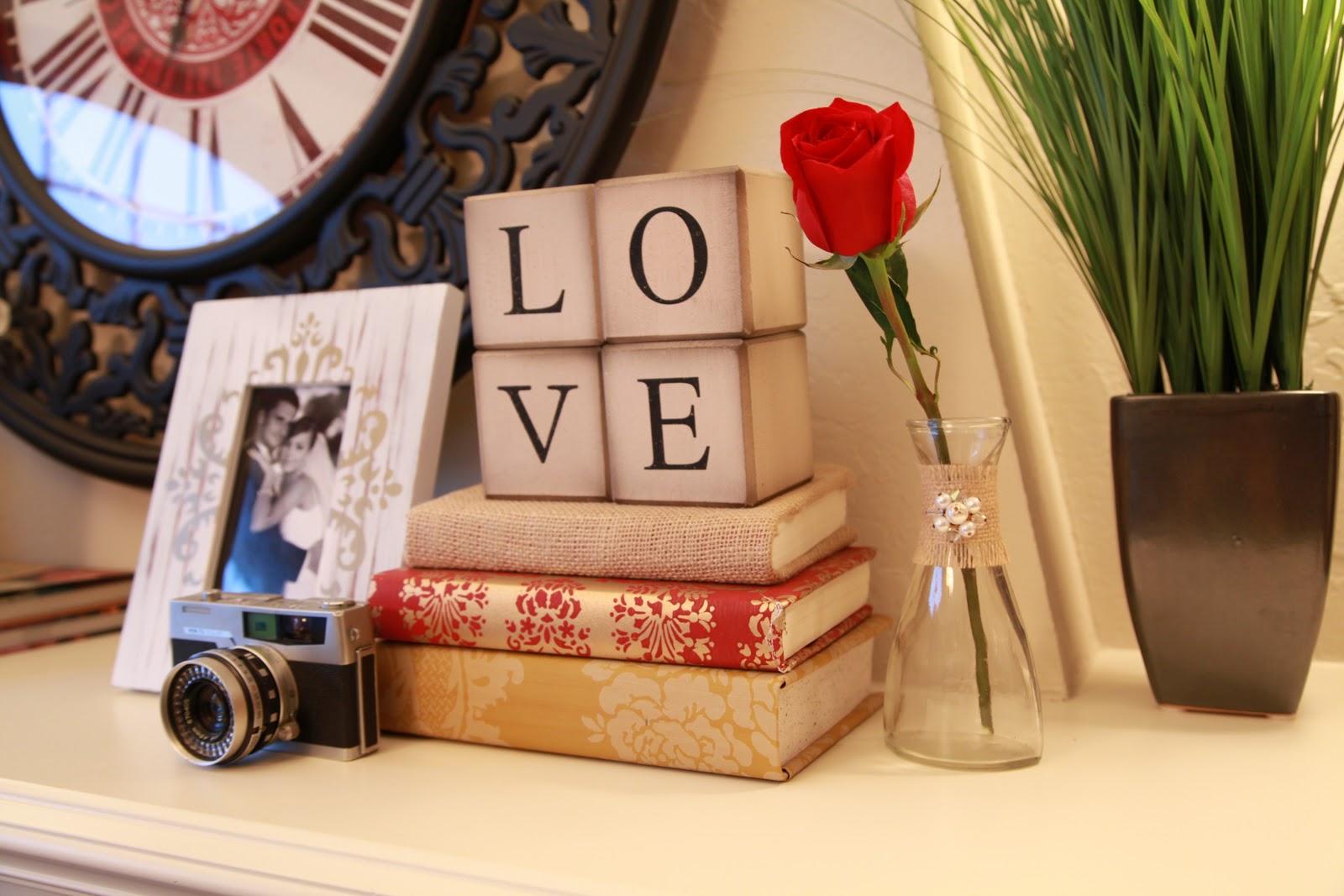 vintage pretty: {DIY} Covered Books
