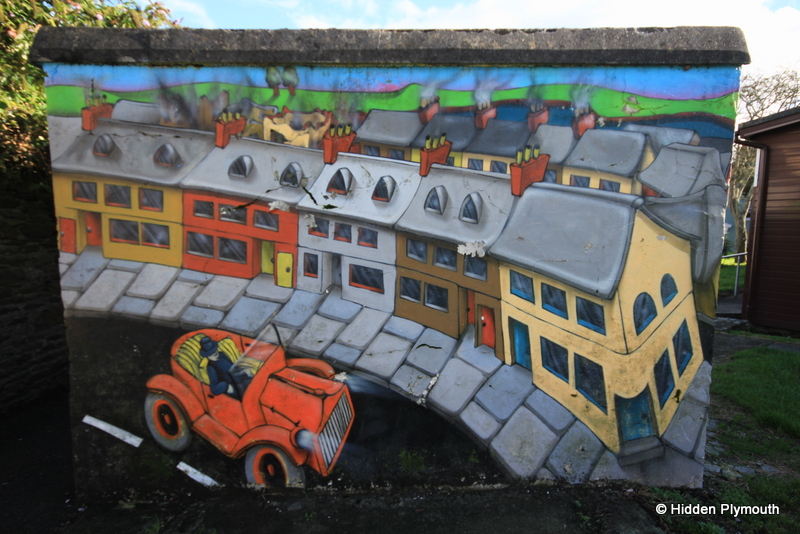 Hidden Plymouth: "The Blockhouse" WWII Mural - Stoke Village