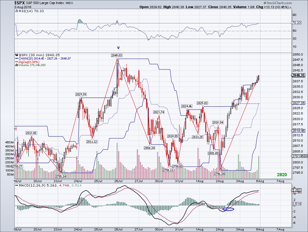Trending Waves : Elliott Wave Stock Market Update - August 3