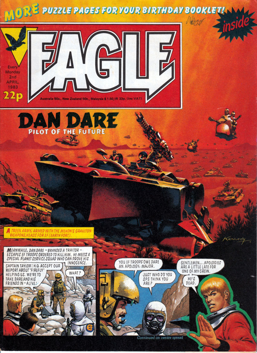 BLIMEY! The Blog of British Comics: Ian Kennedy's Eagle covers