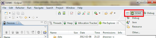 Mis apuntes de ...: DDMS (Dalvik Debug Monitor Service) Mis apuntes de ...: DDMS (Dalvik Debug Monitor Service)