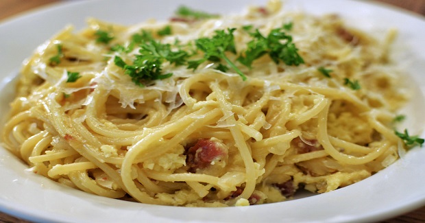 Yummy Recipes: Carbonara Recipe Filipino Style | Carbonara pasta, Pasta ...