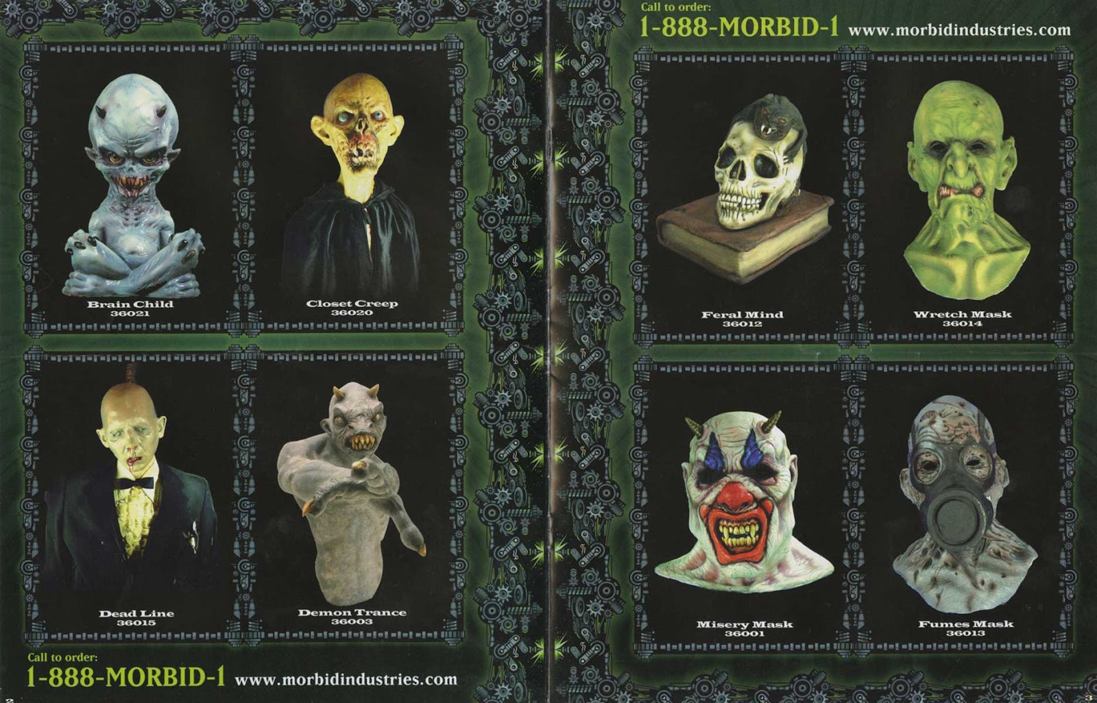 2003 Morbid Industries Catalog | Blood Curdling Blog of Monster Masks