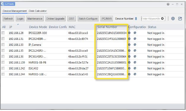 How to find the serial number on Uniview camera or NVR ...