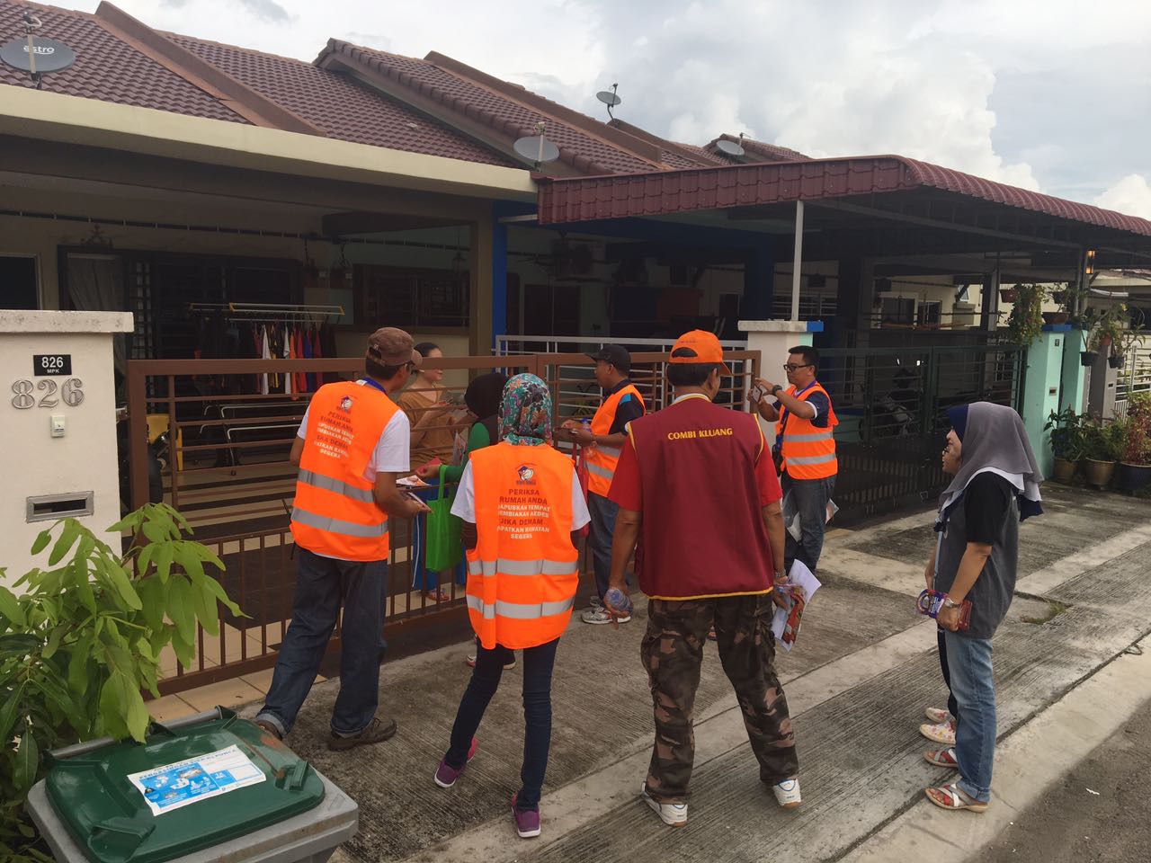 budak bakong: Program gotong royong dan lawatan pemantauan denggi skuad ...