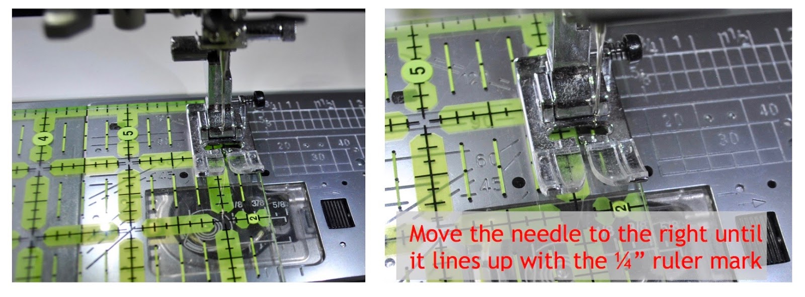 Sewmotion: Sewing an accurate scant quarter-inch seam allowance