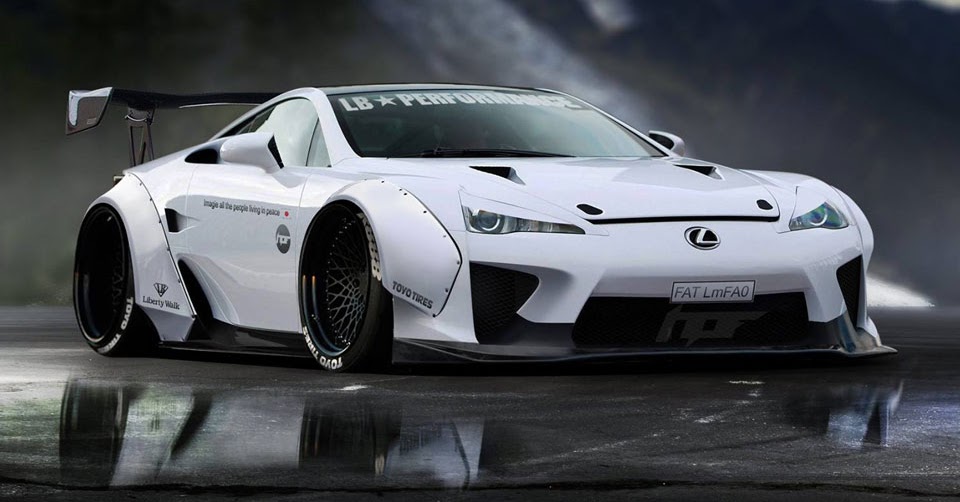 Lexus LFA Gets A Virtual Liberty Walk Makeover