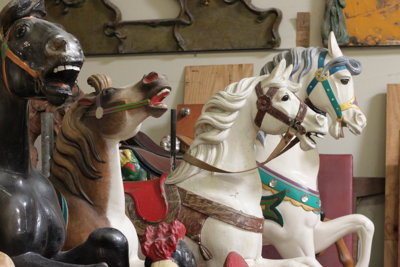 my year in carousel: Running Horses Studio
