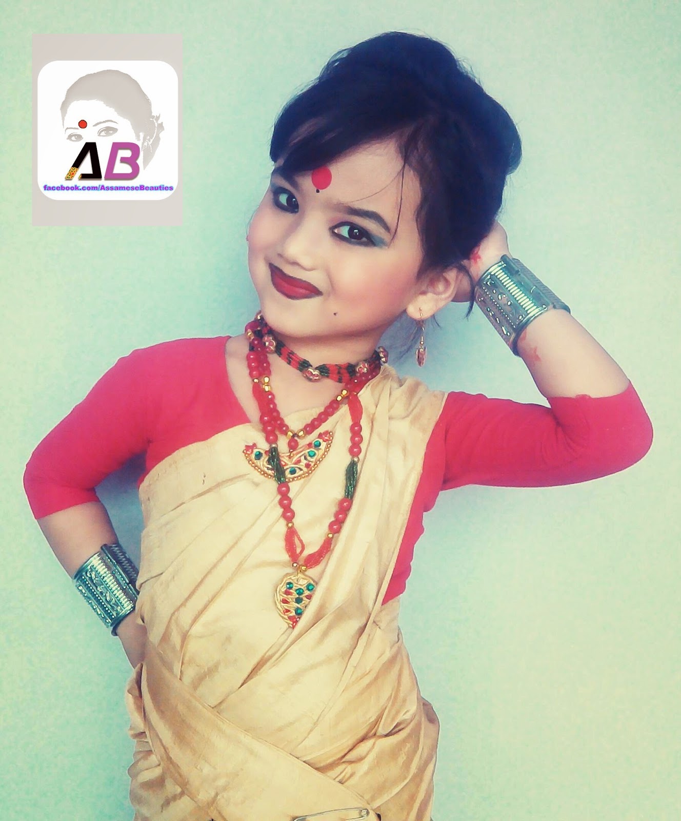 Assamese Beauties: Beautiful Assamese Kids In Traditional Dress
