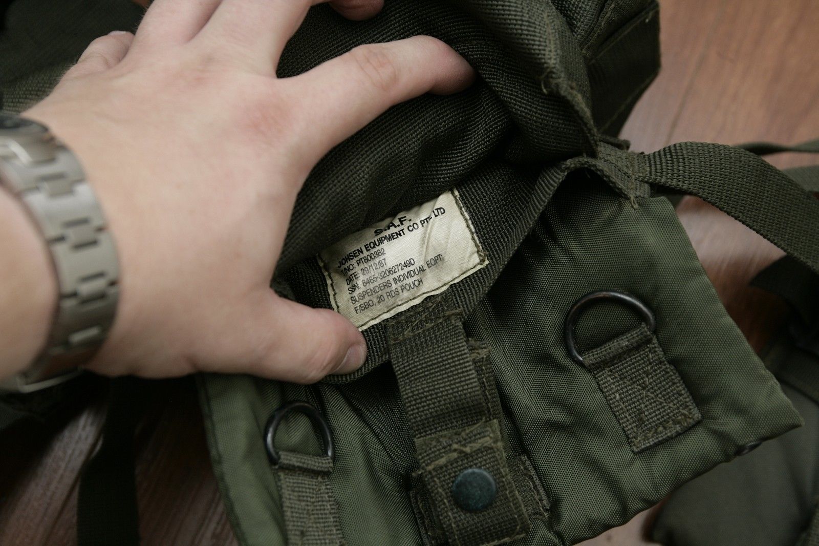 Webbingbabel: Singapore Armed Forces SAF Ephod Style H Harness