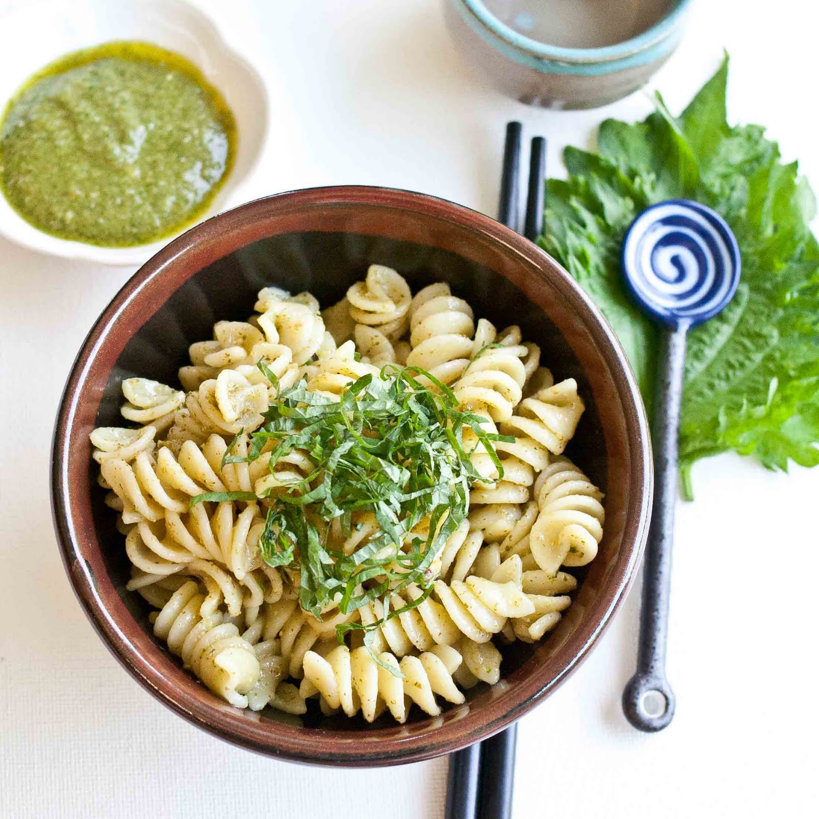 FOODjimoto: Umeboshi and Shiso Pesto
