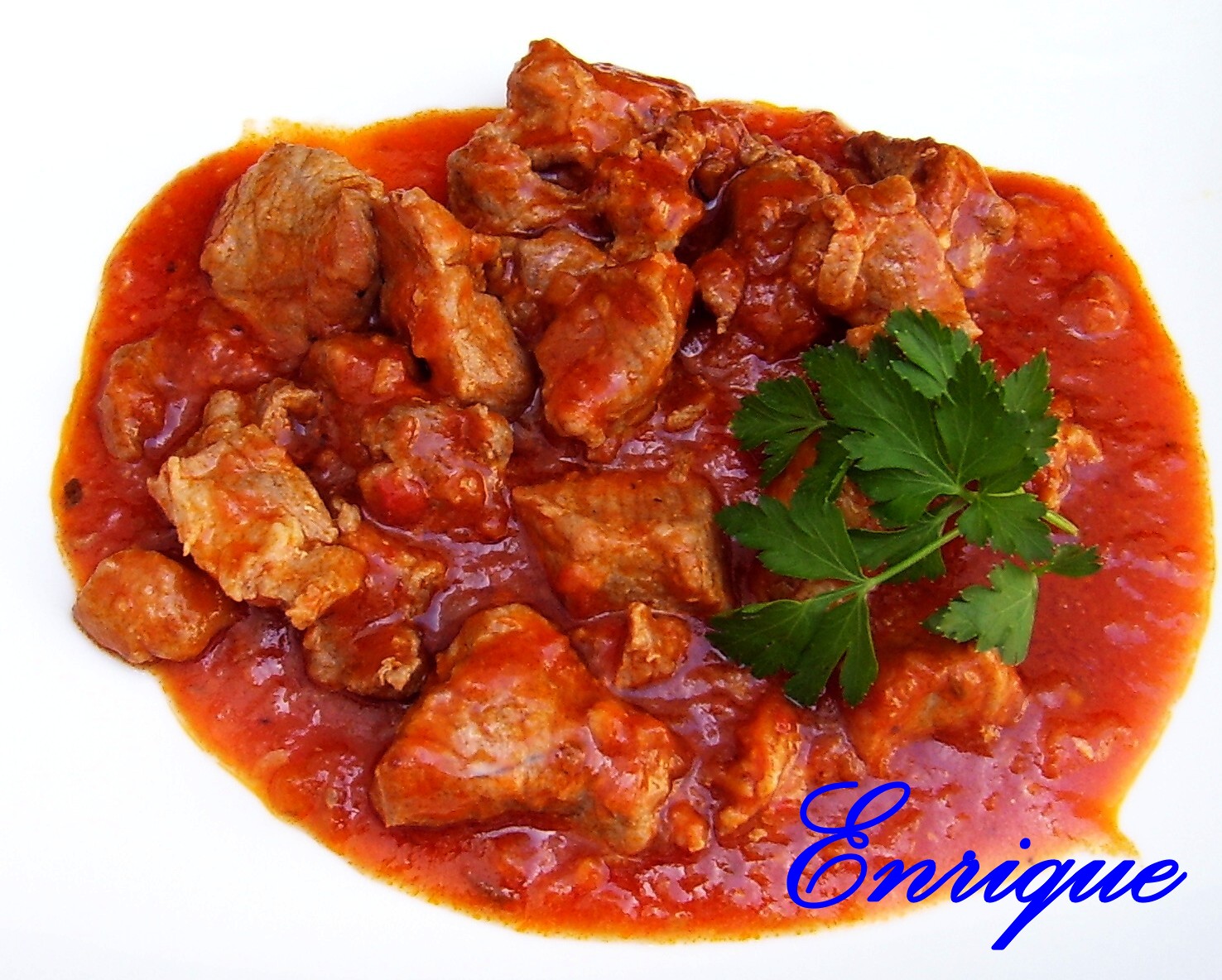 LA COCINA DE ENRIQUE: CARNE MAGRA DE CERDO CON TOMA