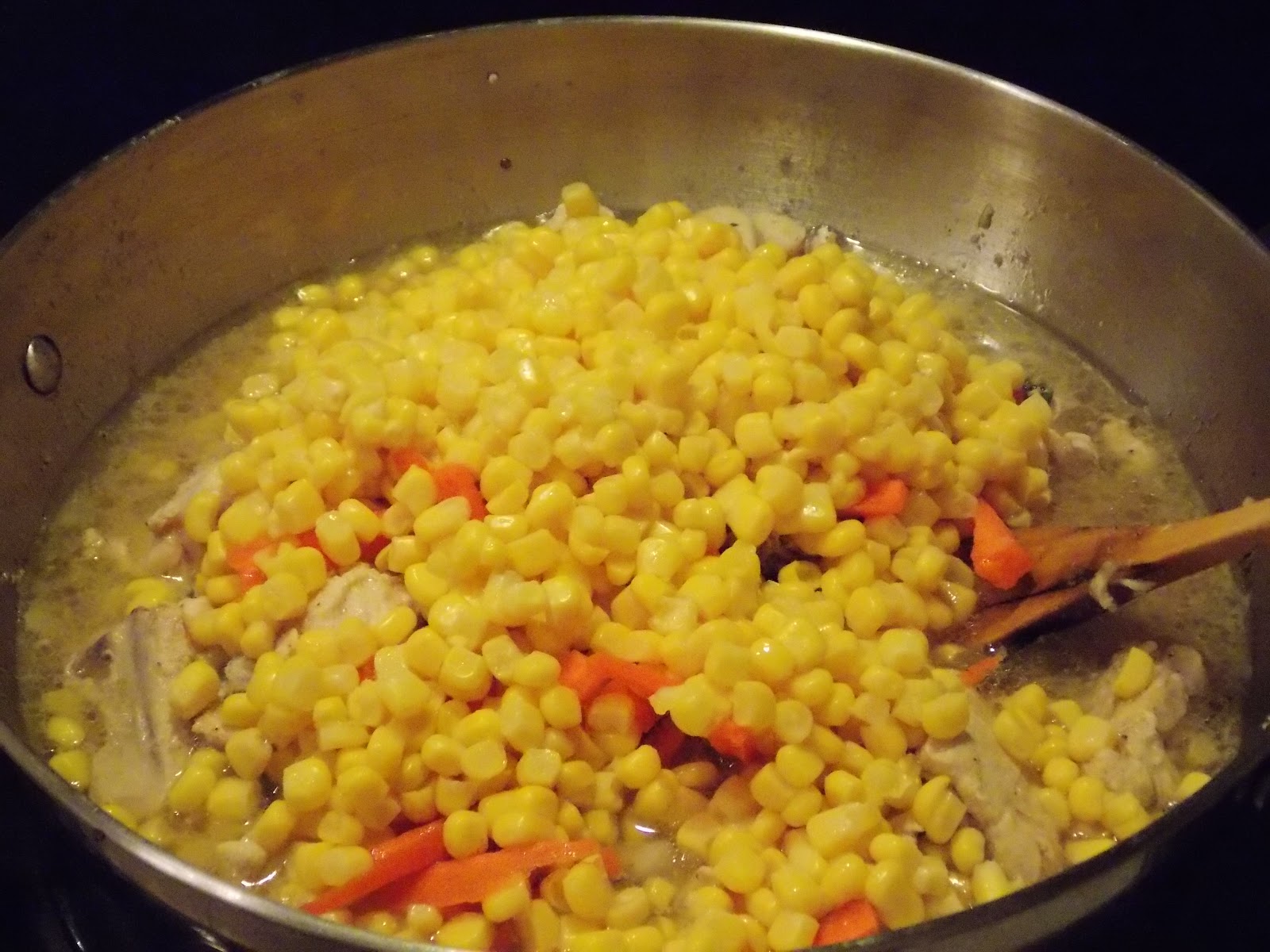BRAISED CHICKEN with SWEET CORN