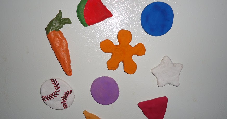 Salt Dough Ref Magnets DIY | Tropical Mom's Day Off