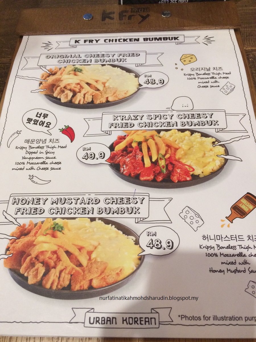 Review K Fry Urban Korean IOI City Mall | Nurfatin Atikah ♥