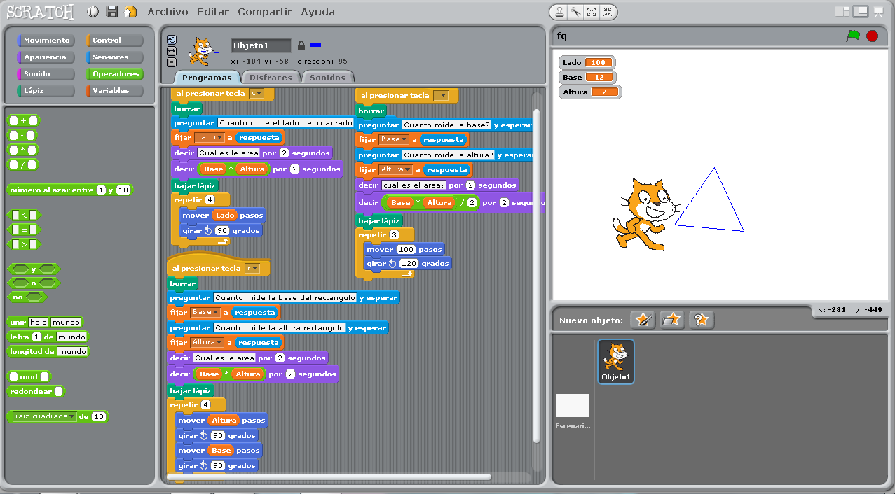 Informatica Anayibi: Calculadora Scratch