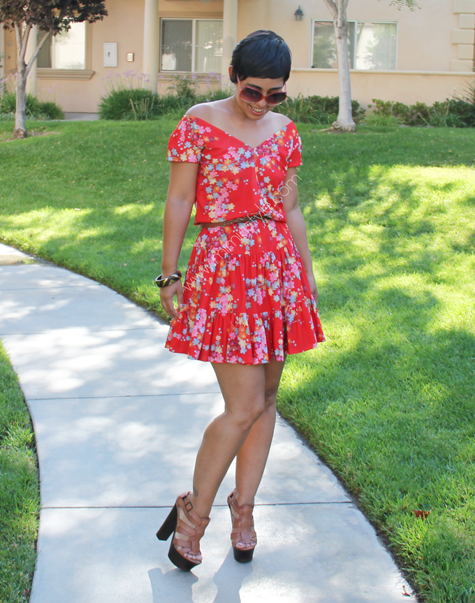 DIY Flirty Floral + Pattern Review NL 6121 |Fashion, Lifestyle, and DIY