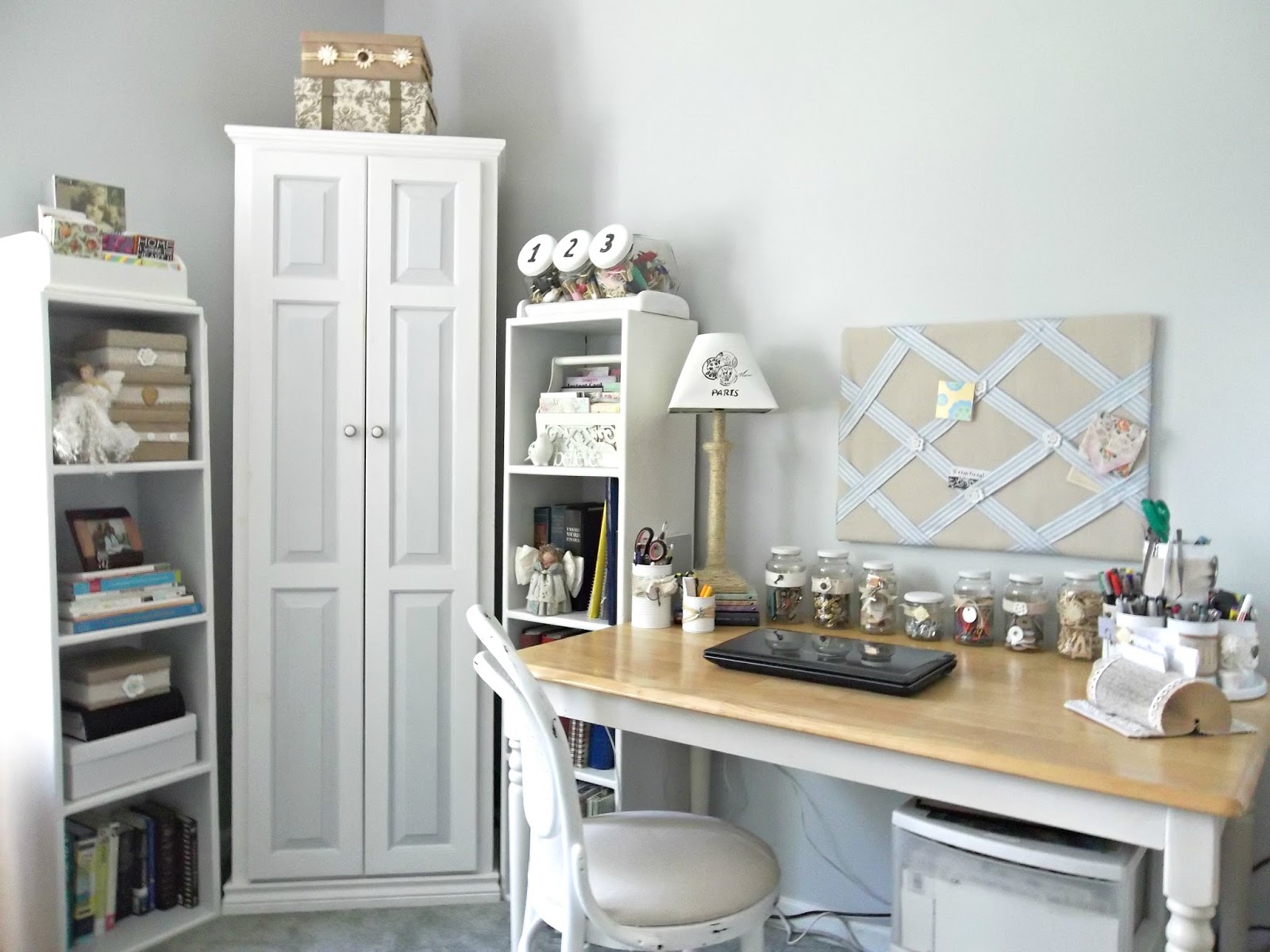 Organizing Your Craft Room on a Budget | Vintage, Paint and more...