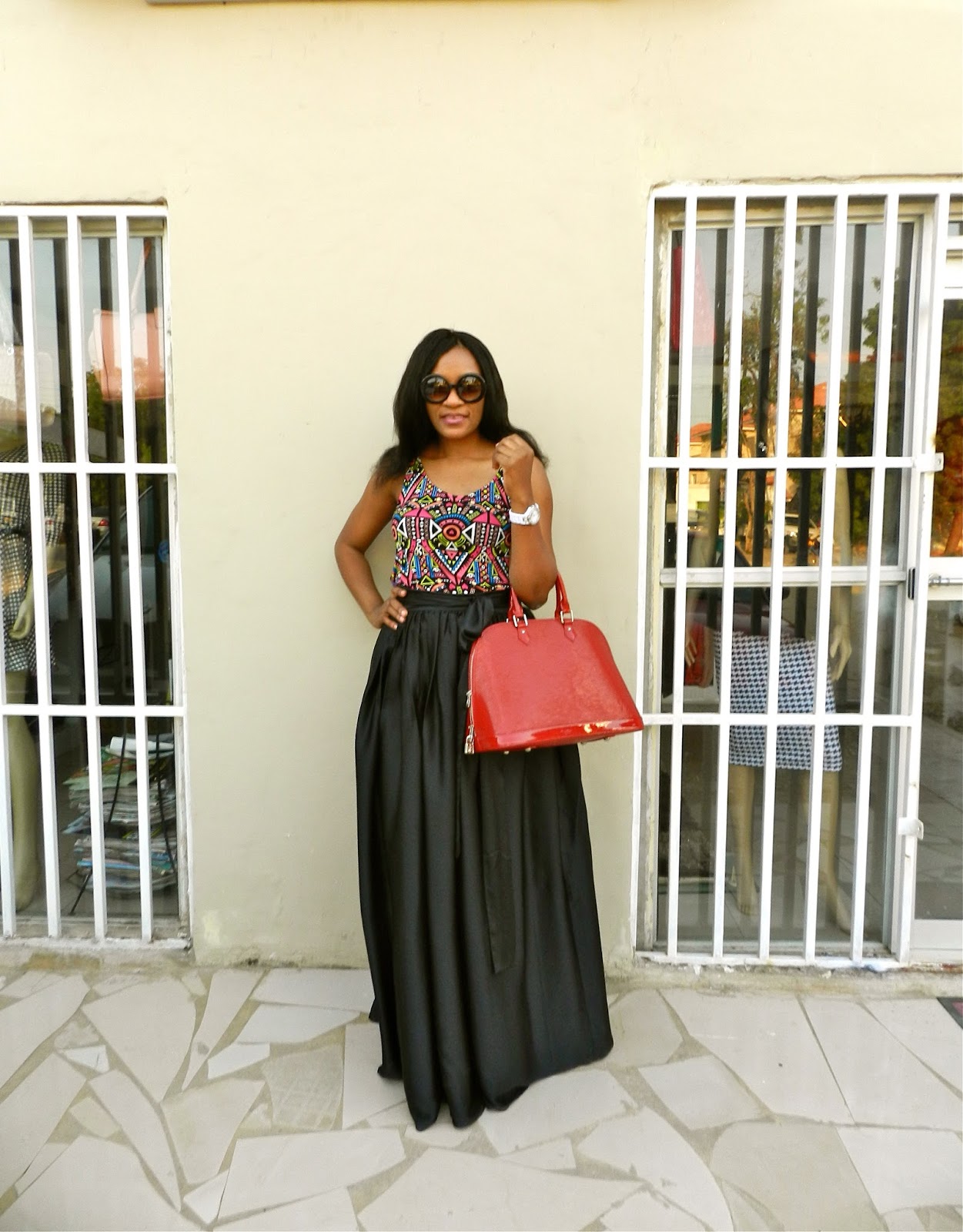Kiki's Fashion: Maxi skirt designed by Kiki Zimba